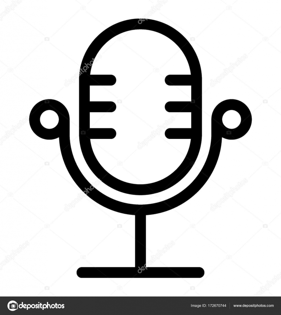 Mic Vector Icon Stock Vector by ©vectorsmarket 172670744