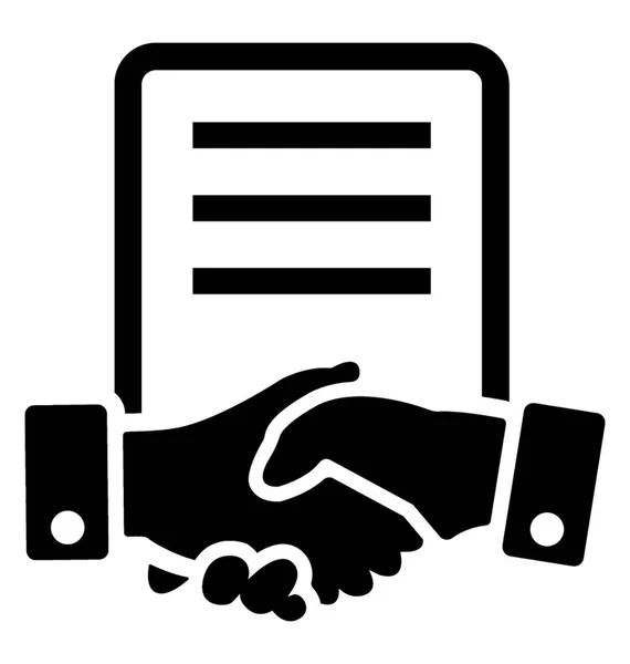 Joint Venture Flat Icon Agreement Stock Vector Image by ©creativestall ...