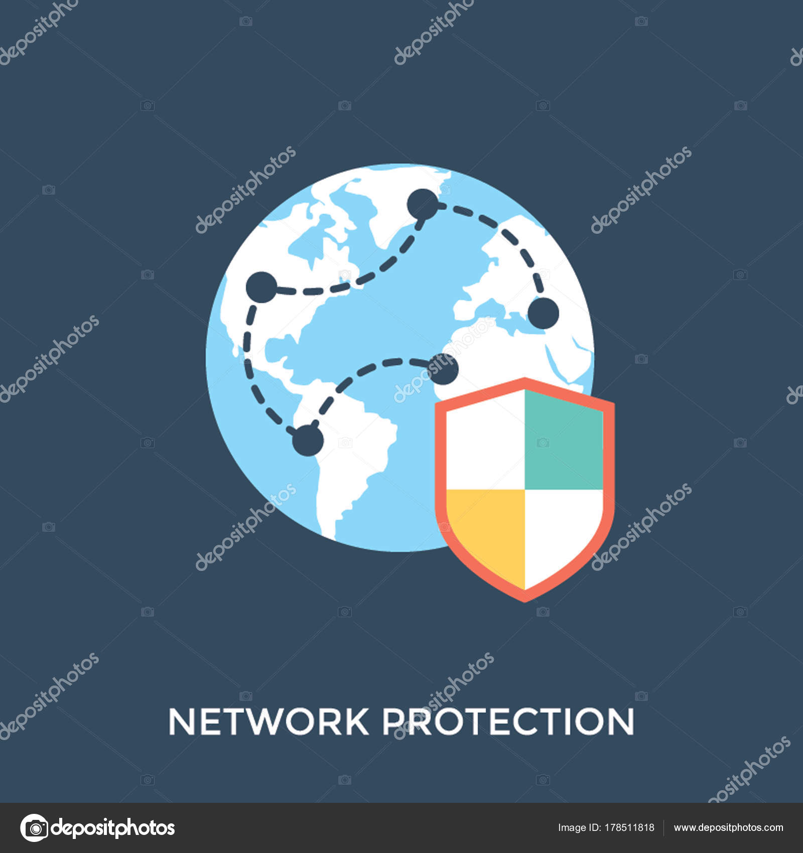 Network Integrity Representing Network Security Concept Stock ...