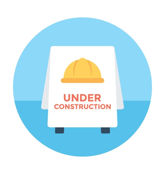Under development sign — Stock Vector © roxanabalint #6016622