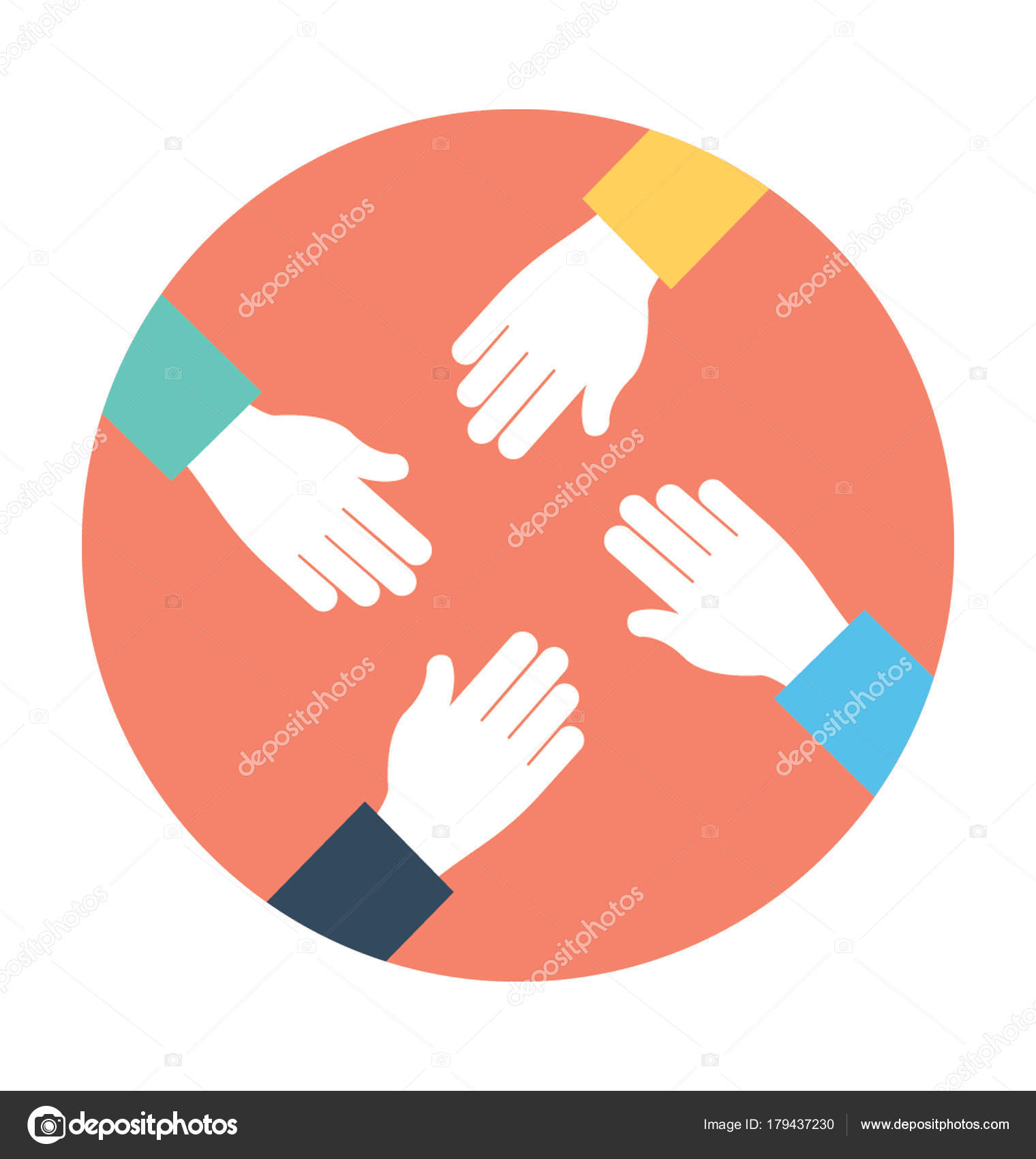Collaboration Hands Icon