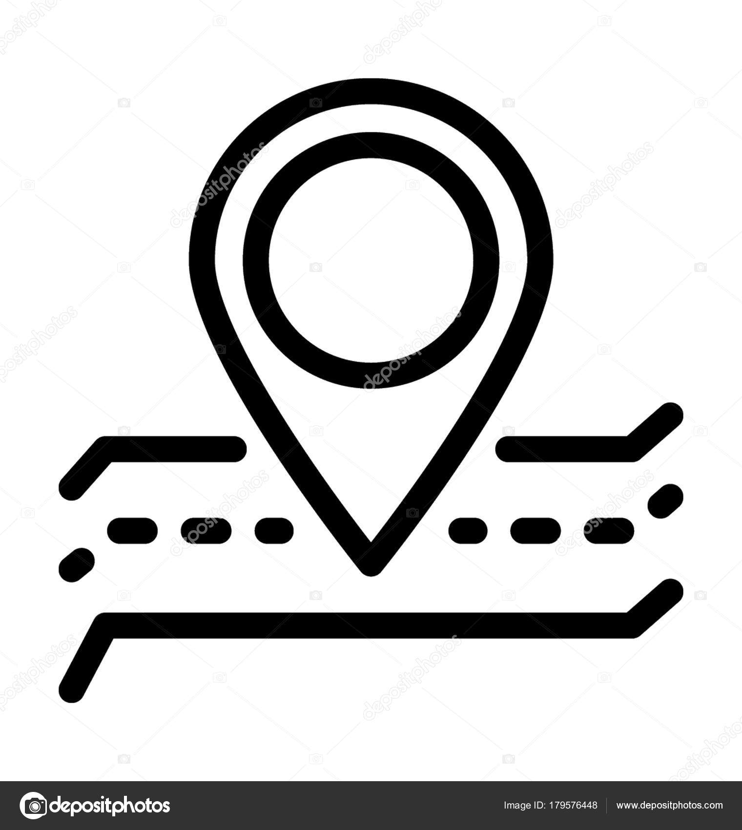 Road Map Flat Vector Icon Stock Vector Image by ©vectorsmarket #179576448