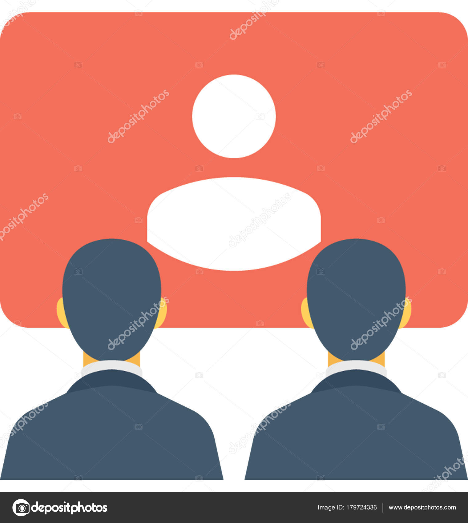 Presentation Flat Vector Icon Stock Vector Image by ©vectorsmarket ...
