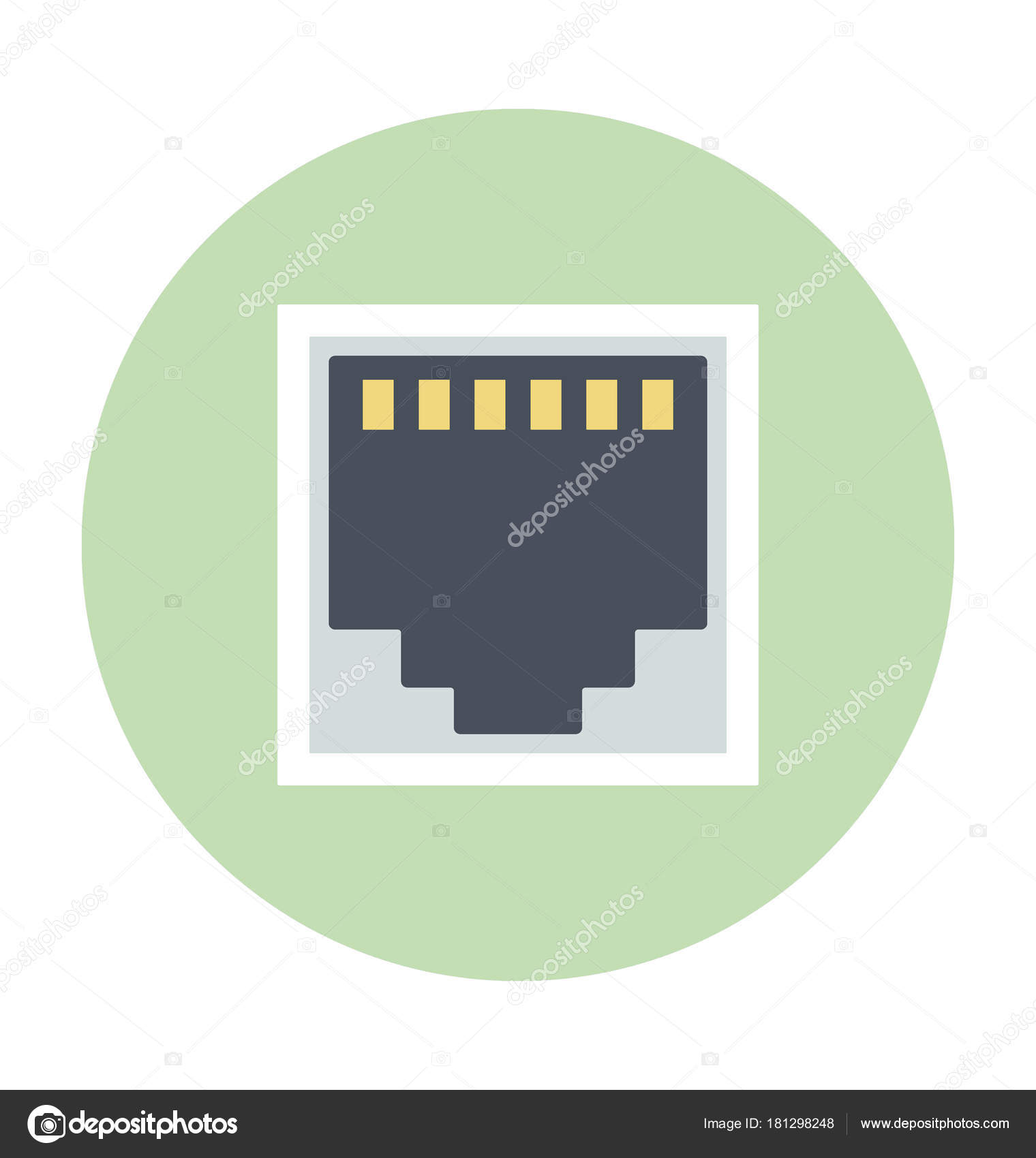Network Hub Colored Vector Illustration Stock Vector by ©vectorsmarket ...