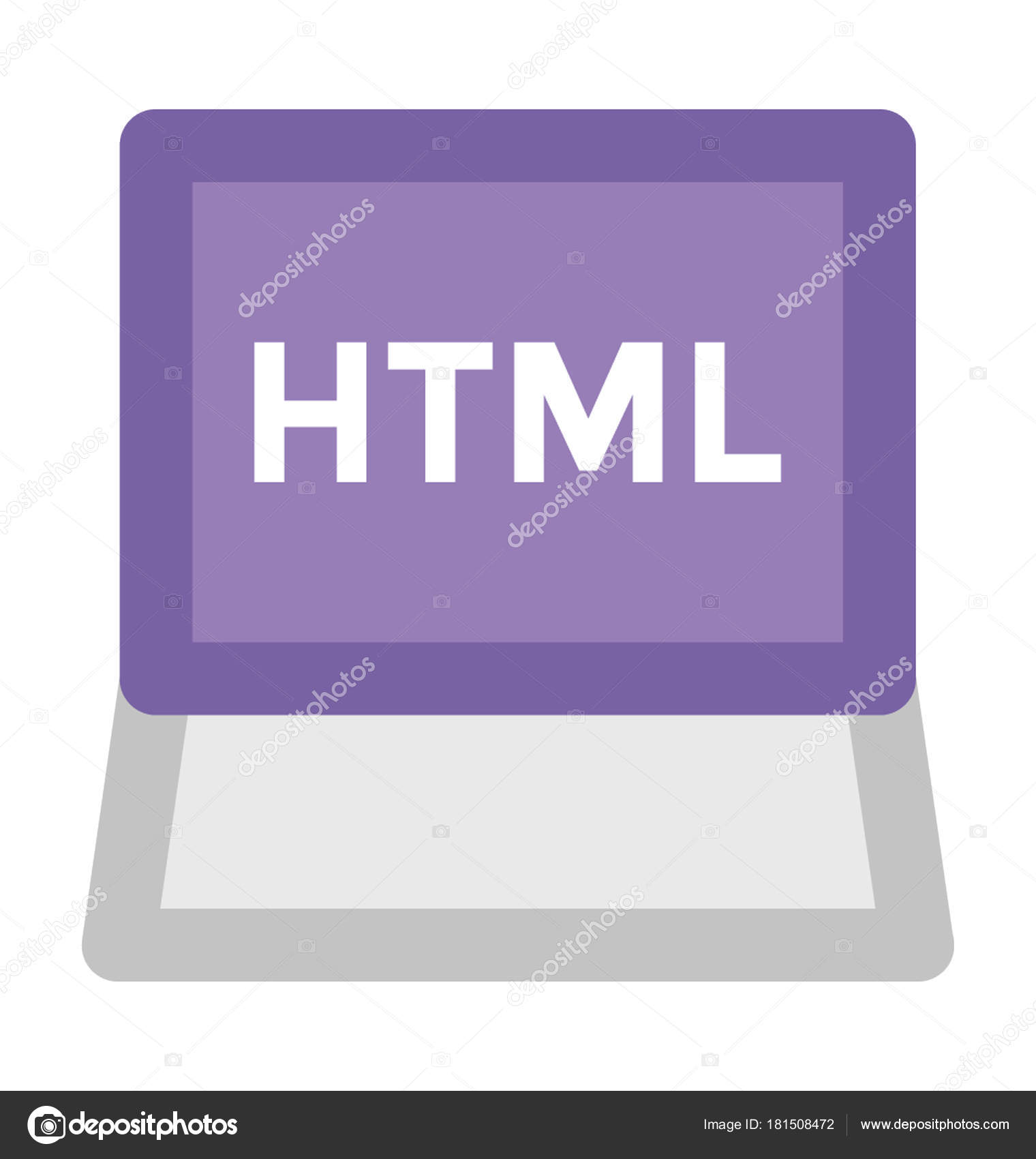 Image vectorielle Html Icône Vectorielle Audacieuse par ©vectorsmarket ...