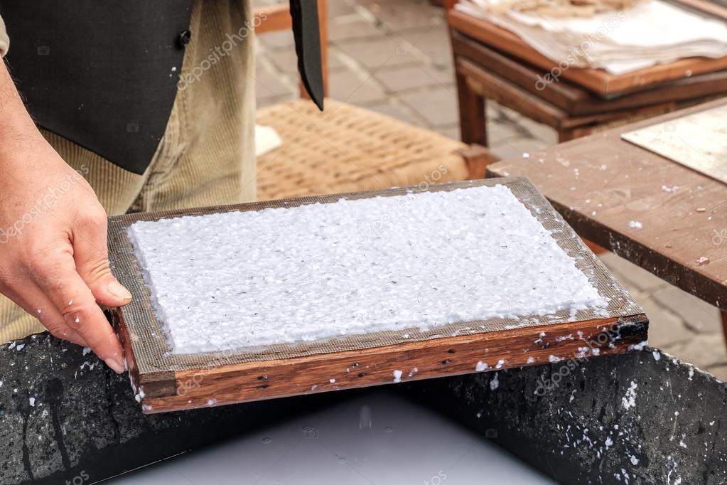 Old papermaking craft Stock Photo by ©philfreez@gmail.com 127983840