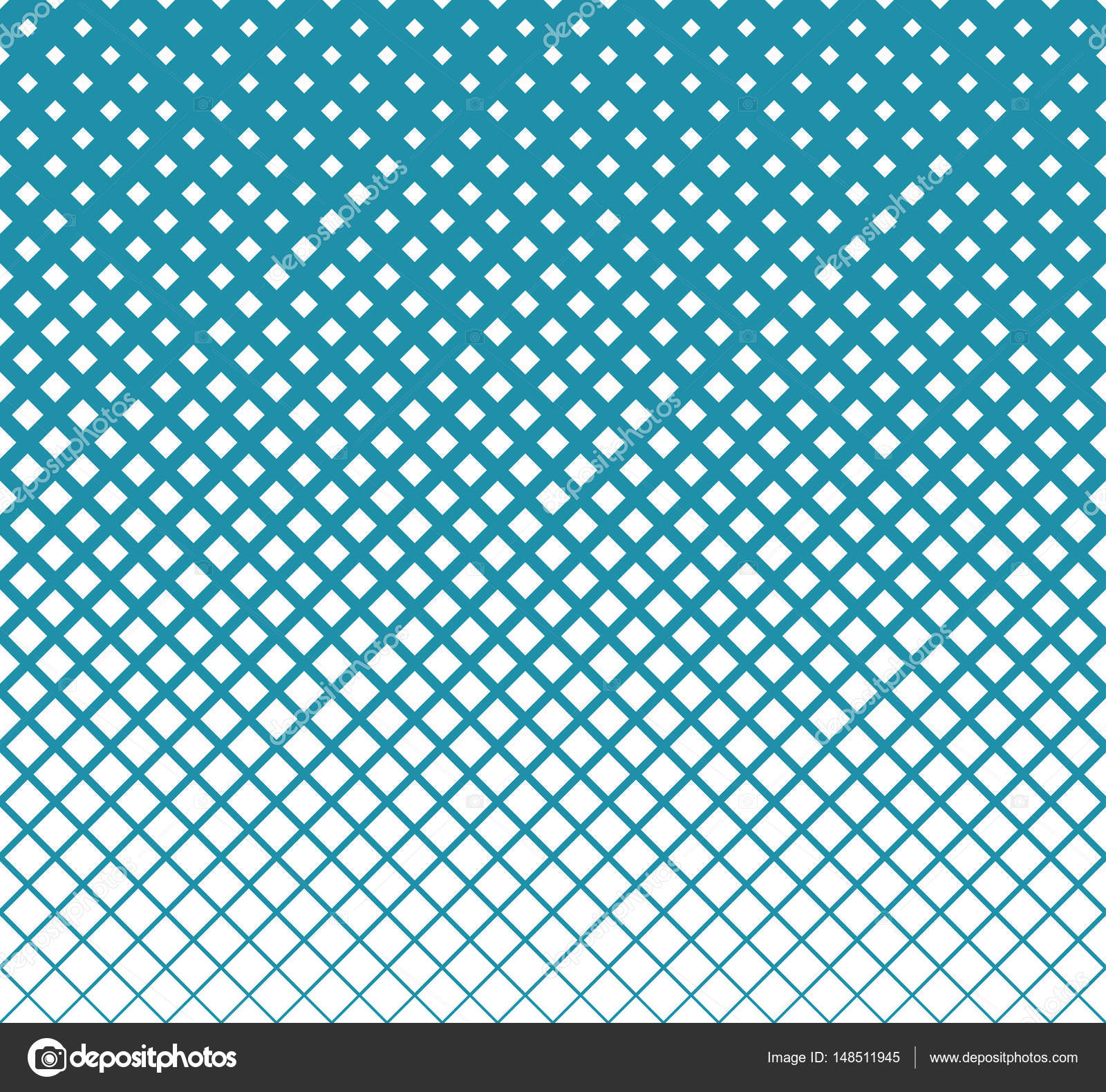 Halftone Blue Square Geometric Gradient Pattern Stock Vector Image by ...