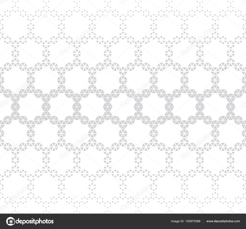 Geometric hexagon seamless vector triangle halftone pattern background ...