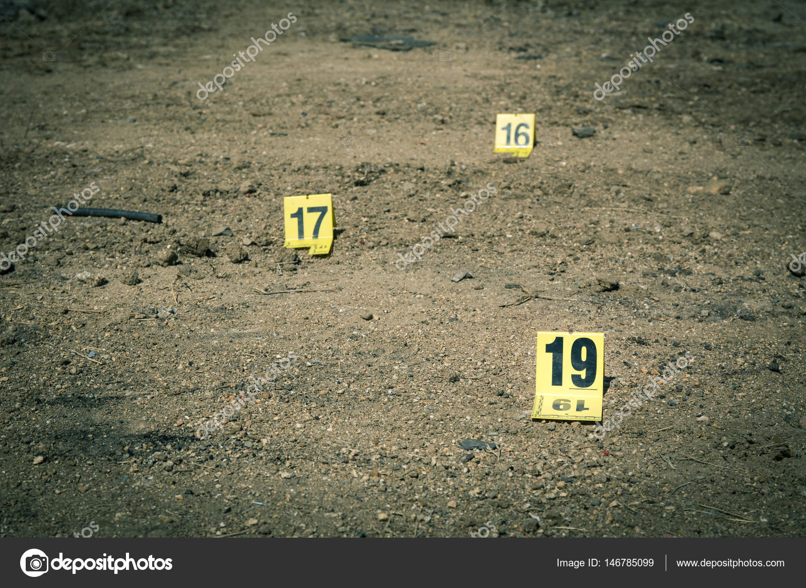 Crime Scene Evidence Markers