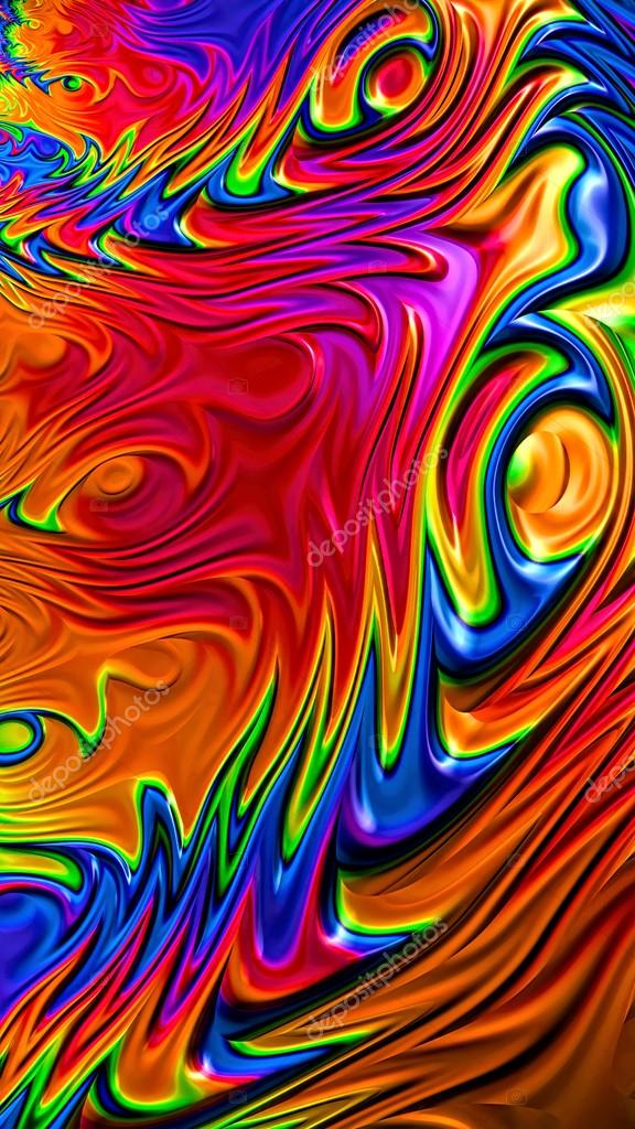 Abstract bright chaos background - digitally generated image — Stock ...