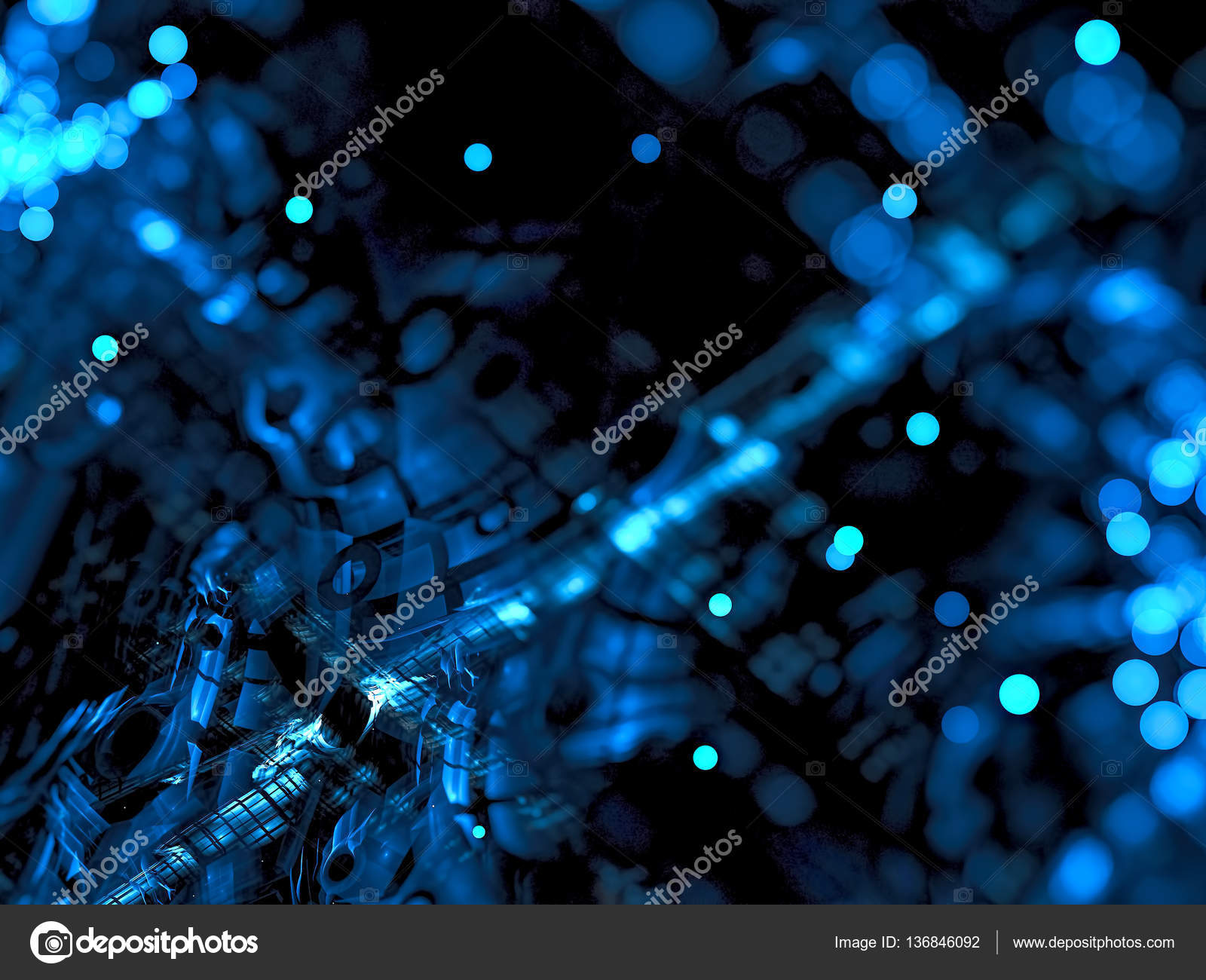 Abstract technology blur - digitally generated image Stock Photo by ...
