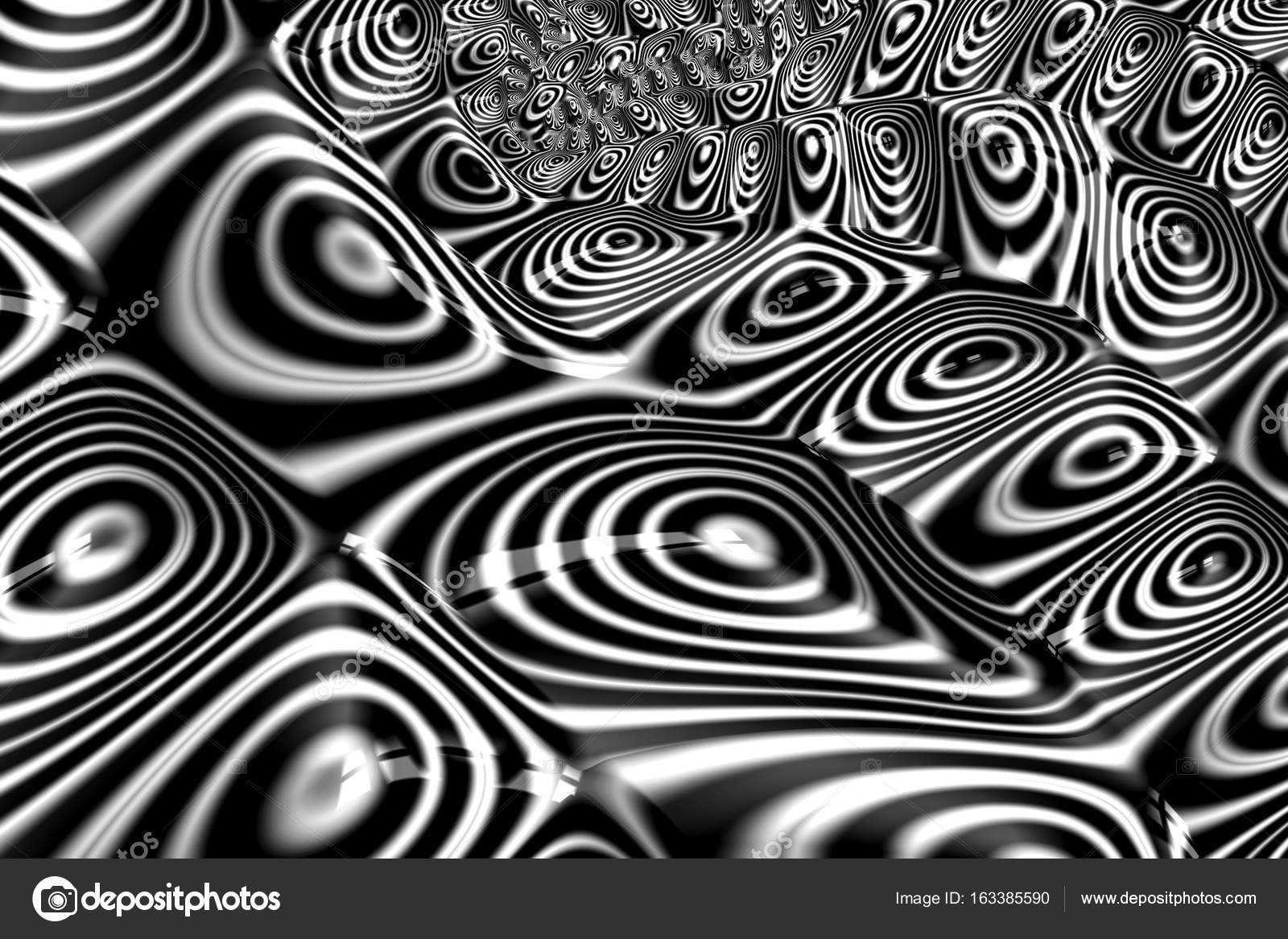 Distorted forms - abstract digitally generated image Stock Photo by ...