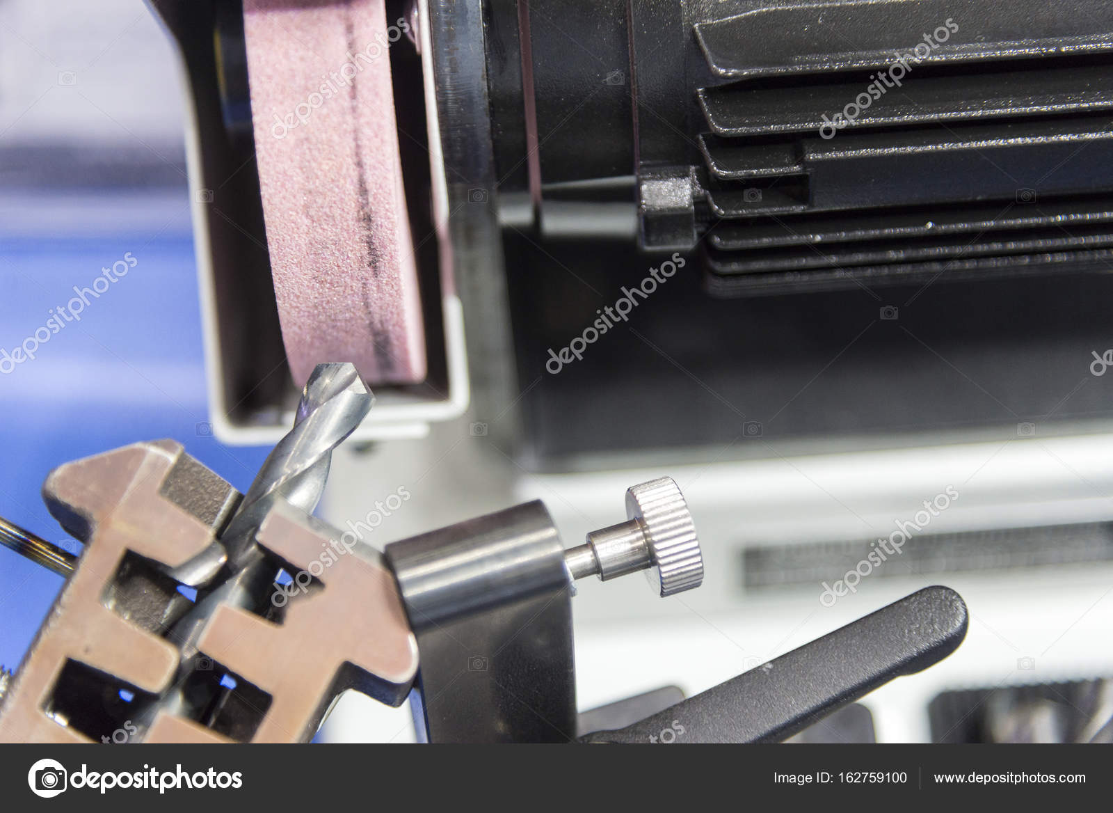 The drilling tool sharpener machine Stock Photo by ©phuchit.a@gmail.com ...