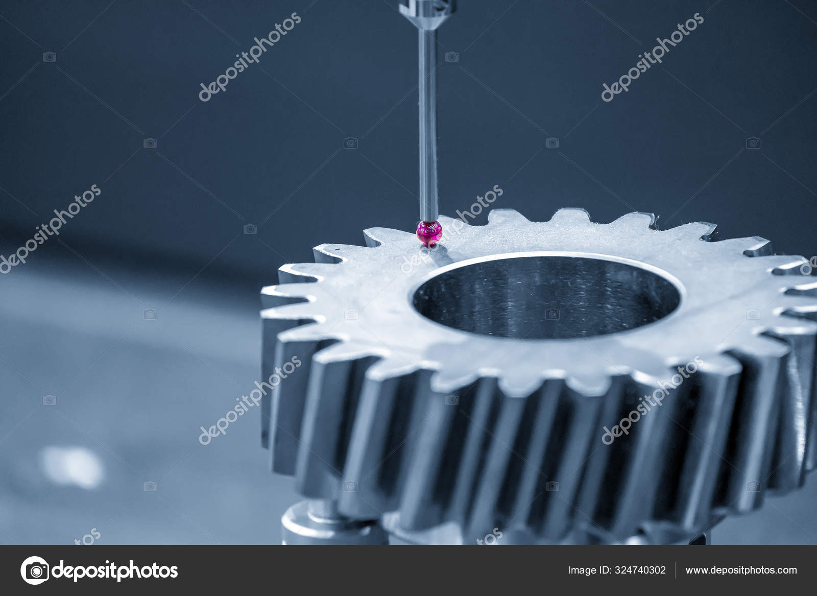 The Coordinate Measuring machine ,CMM probe measure dimension . Stock ...