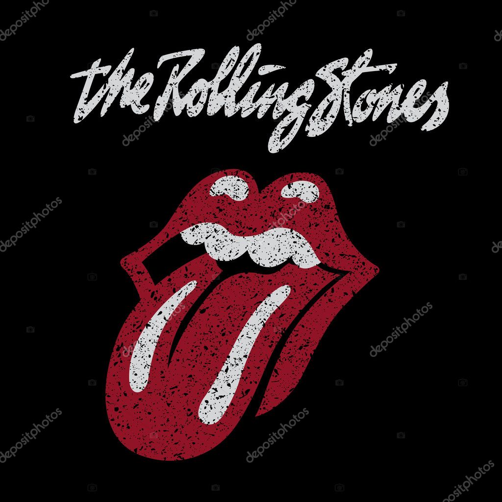El logotipo de los Rolling Stones Ilustración de stock #127142722 de ©Igor_Vkv
