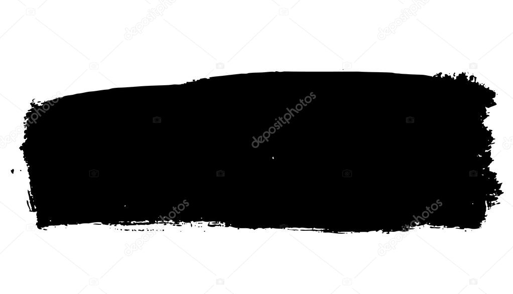 Black brush smear Stock Vector by ©Igor_Vkv 127446224