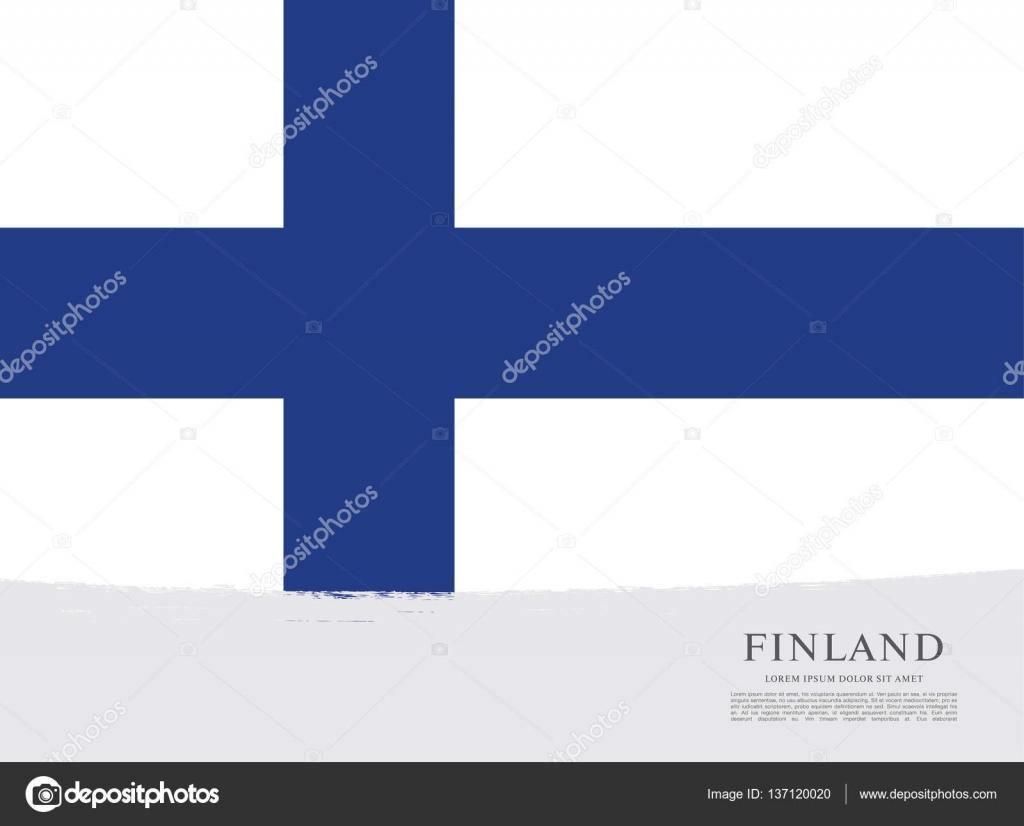 Flag of Finland background Stock Vector by ©Igor_Vkv 137120020