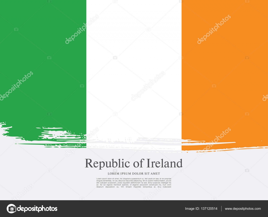 Flag of Ireland background Stock Vector Image by ©Igor_Vkv #137120514