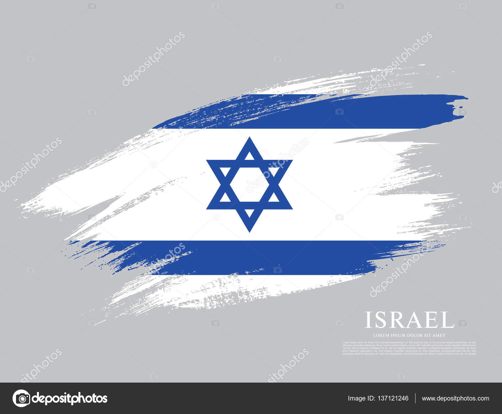 Flag of Israel background Stock Vector by ©Igor_Vkv 137121246
