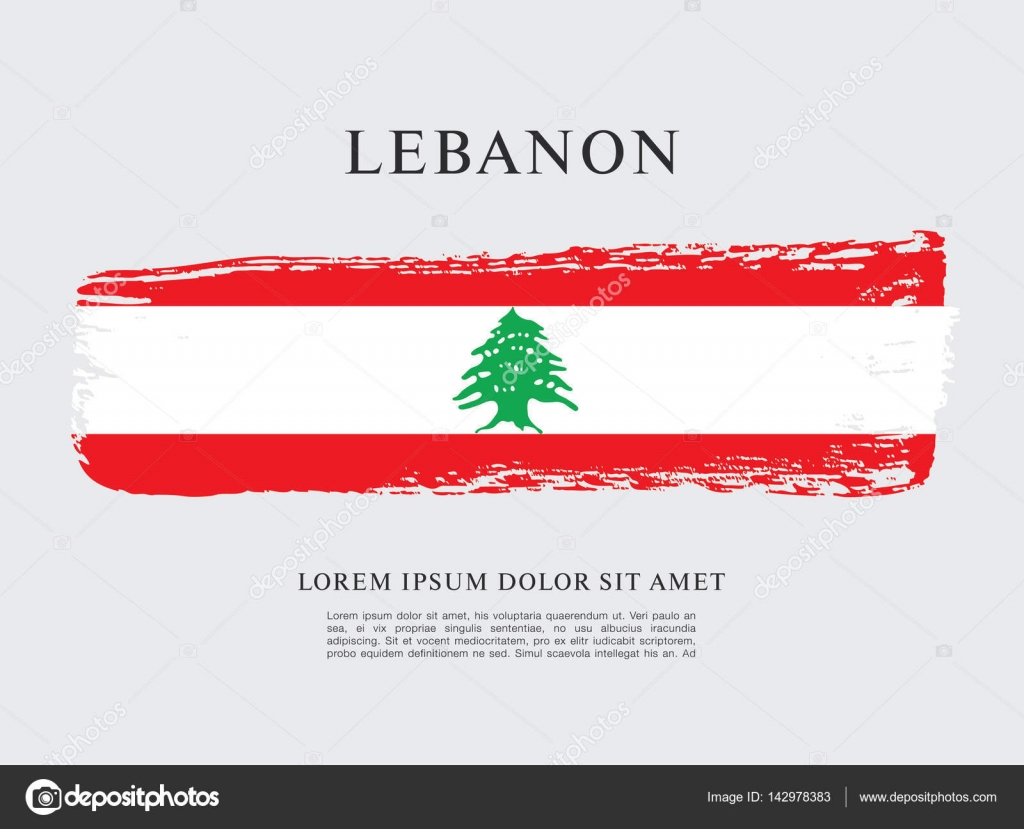 Bandera de lebanon banner Vector de stock por ©Igor_Vkv 142978383