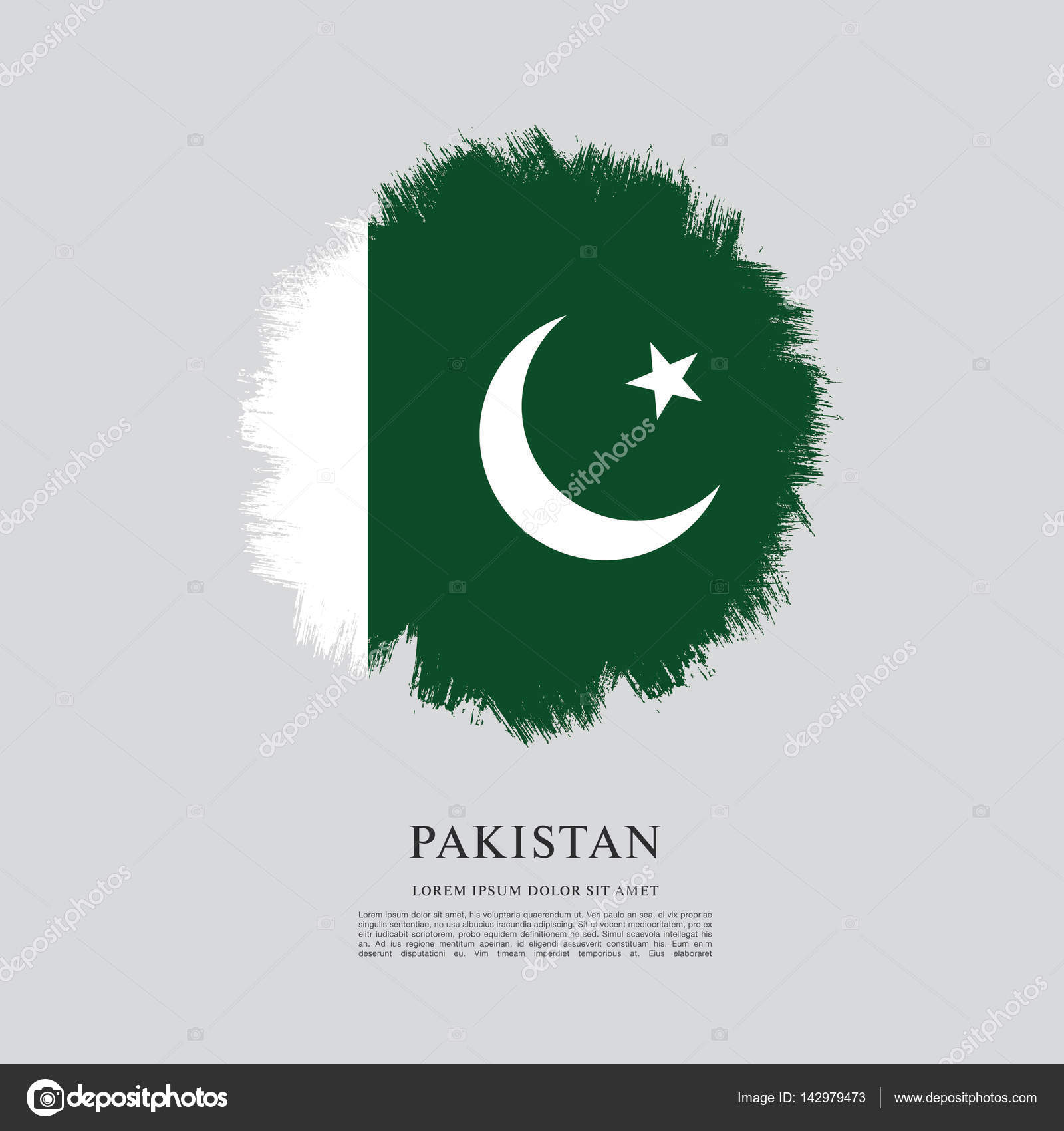 Flag of pakistan banner Stock Vector by ©Igor_Vkv 142979473