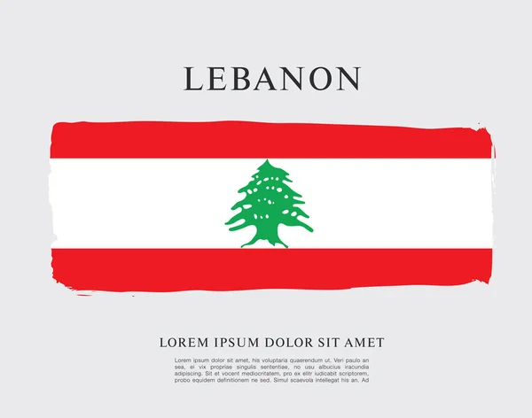 Flag of lebanon banner Stock Vector Image by ©Igor_Vkv #142978383