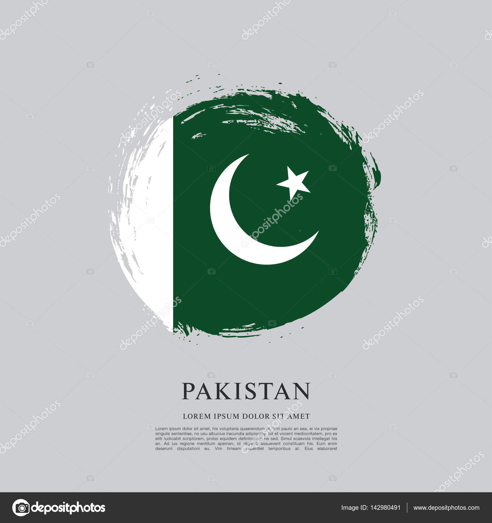 Flag of pakistan banner Stock Vector by ©Igor_Vkv 142980491