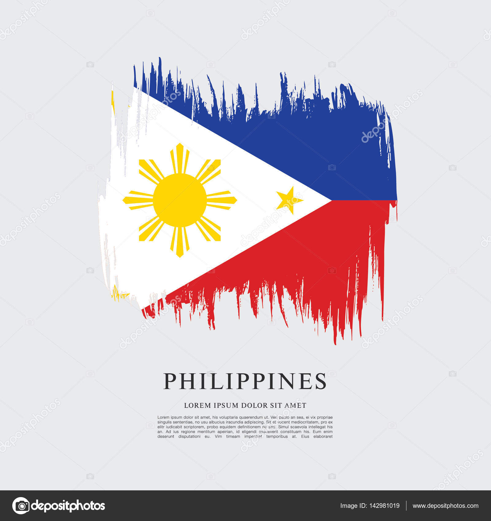 Flag of philippines banner Stock Vector by ©Igor_Vkv 142981019
