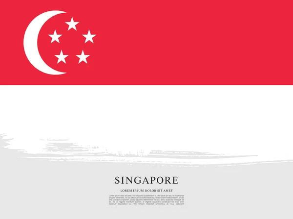 Flag of singapore banner Stock Vector Image by ©Igor_Vkv #143094515