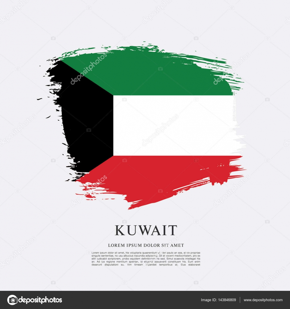 Flag of Kuwait template Stock Vector by ©Igor_Vkv 143846809