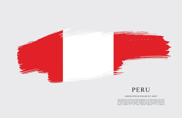 Flag of peru template Stock Vector by ©Igor_Vkv 144007445