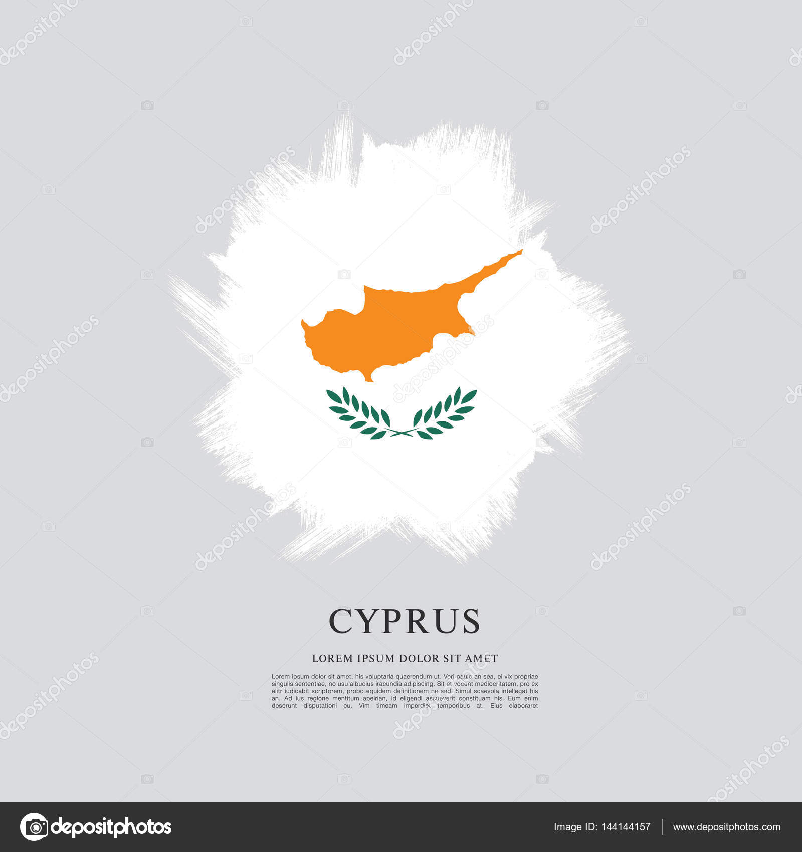 Flag of Cyprus template Stock Vector by ©Igor_Vkv 144144157