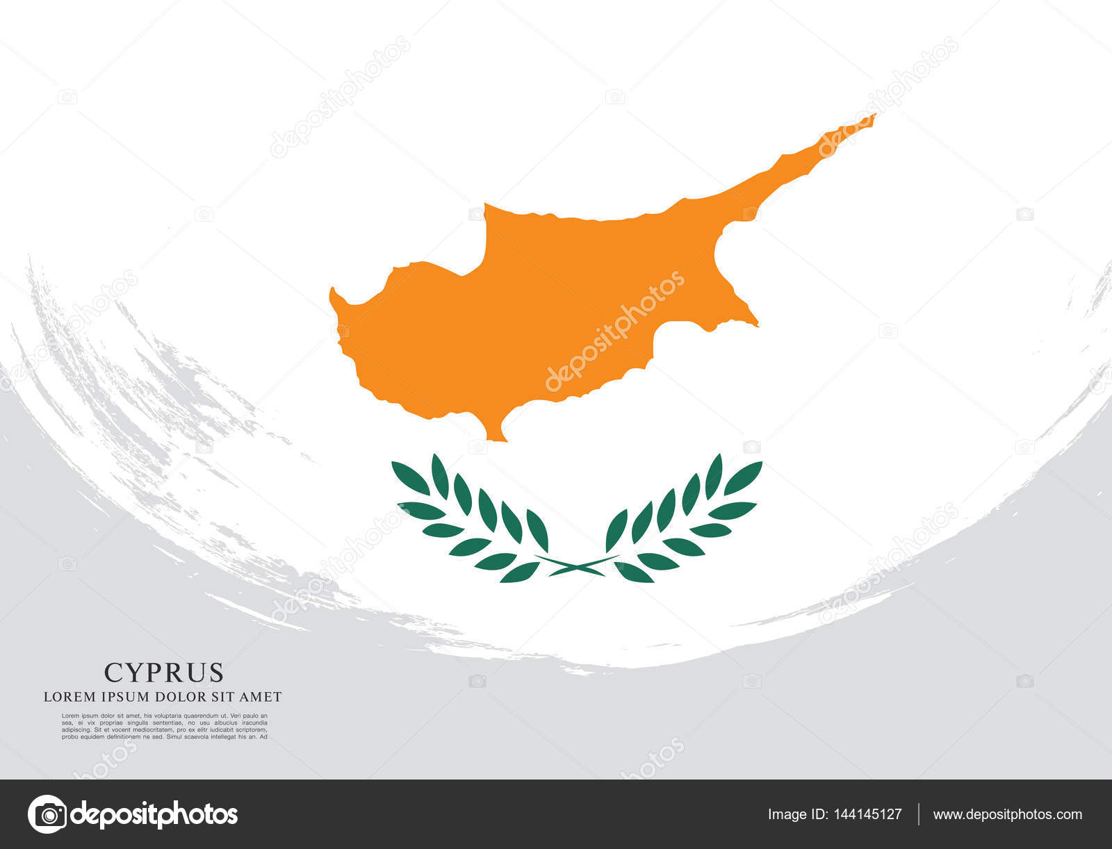 Flag of Cyprus template Stock Vector by ©Igor_Vkv 144145127