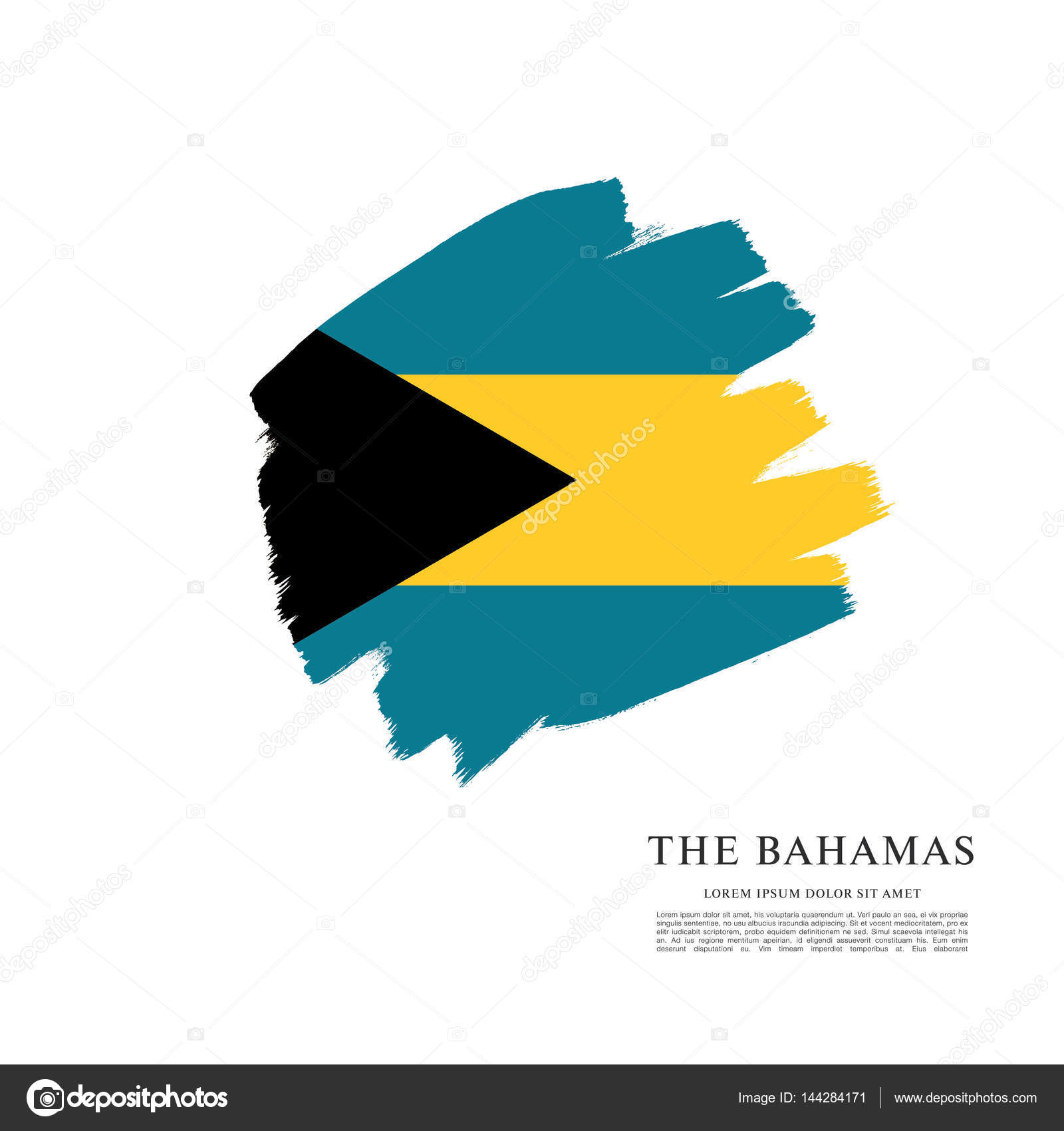 Design of bahamas Flag icon Stock Vector Image by ©Igor_Vkv #144284171