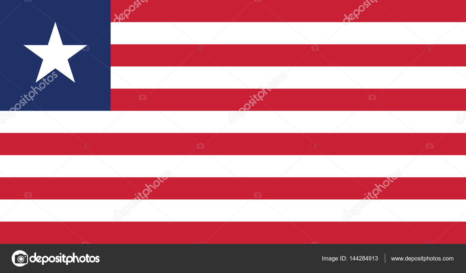 Design of liberia Flag layout Stock Vector by ©Igor_Vkv 144284913