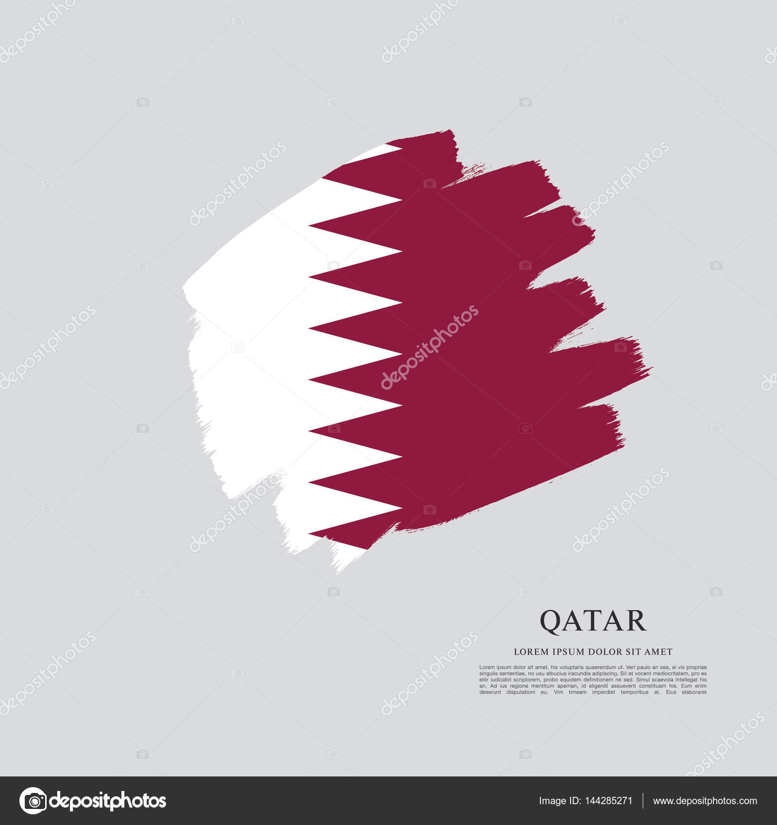 Design of qatar Flag layout Stock Vector Image by ©Igor_Vkv #144285271
