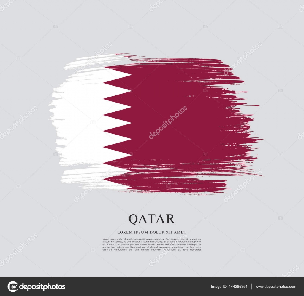 Qatar Flag emblem Stock Vector Image by ©Igor_Vkv #144285351