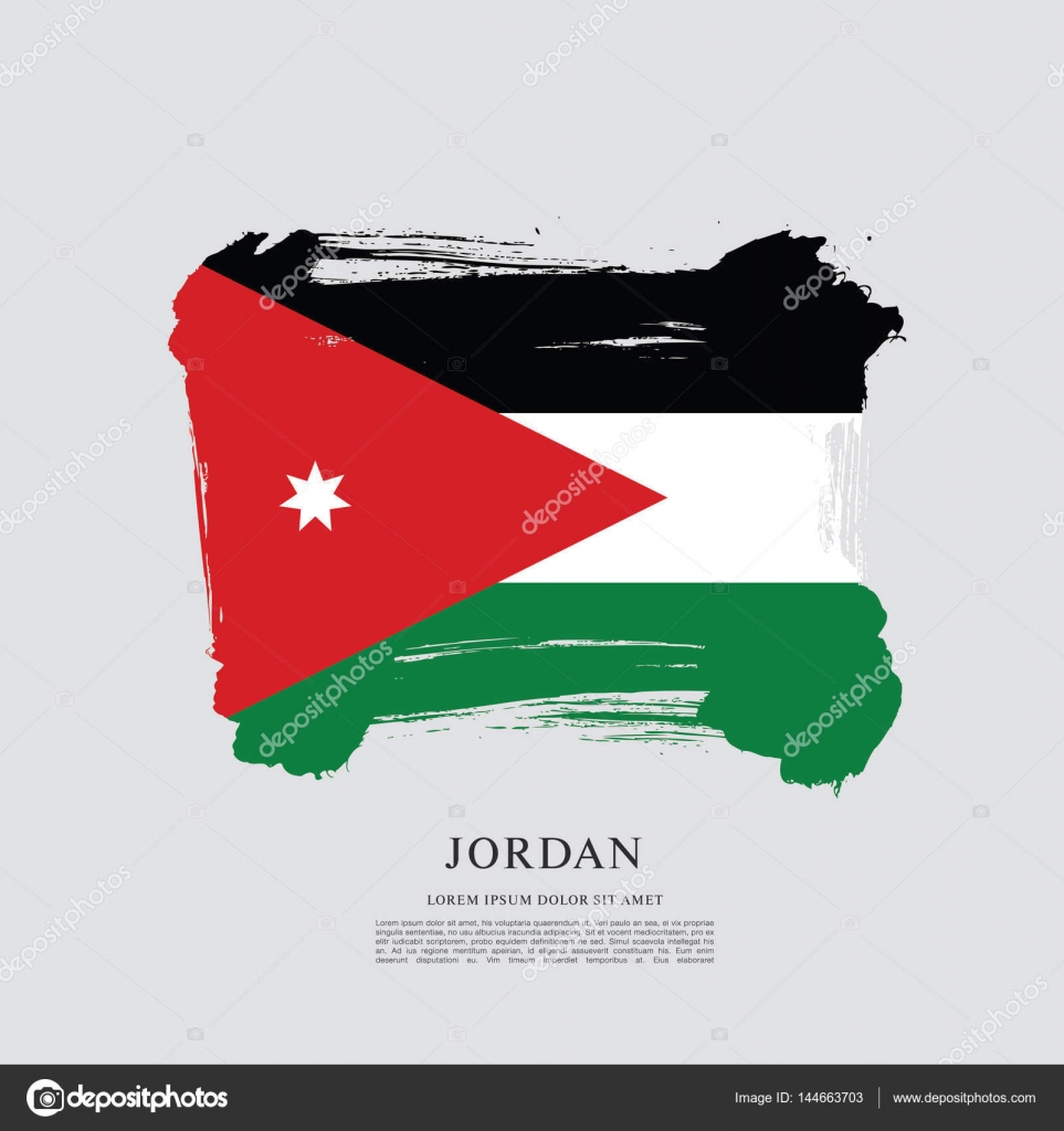 Jordan flag layout Stock Vector Image by ©Igor_Vkv #144663703