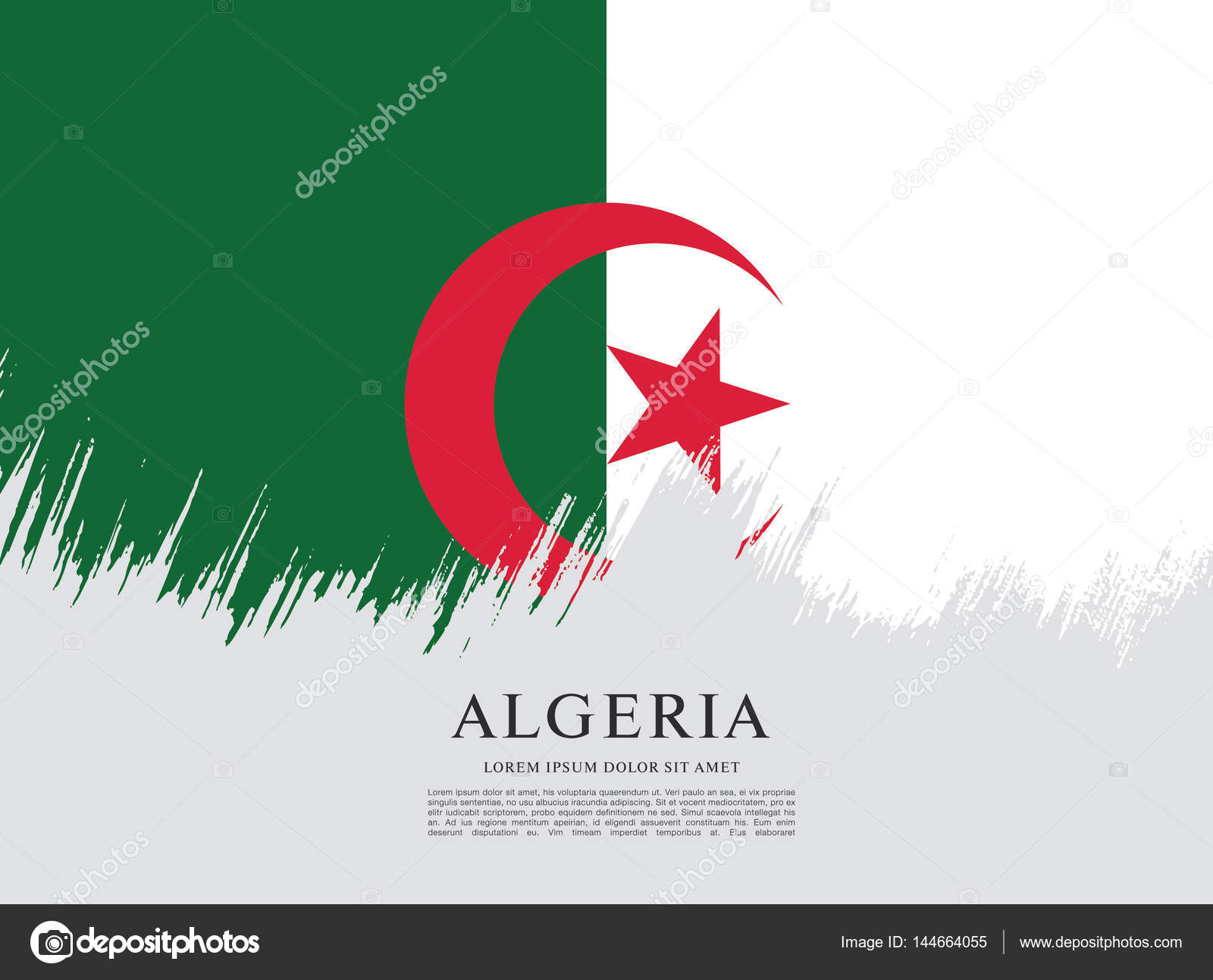Algeria flag layout Stock Vector Image by ©Igor_Vkv #144664055