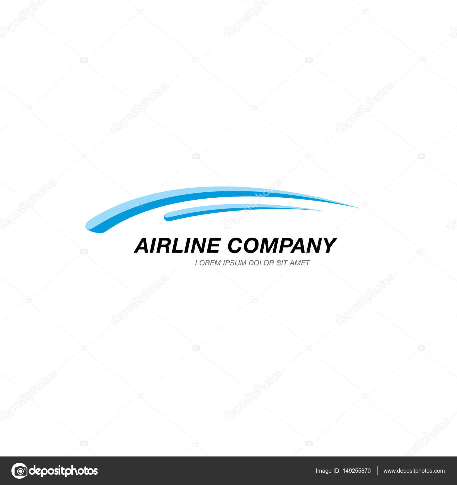 Airlines company logo Stock Vector by ©Igor_Vkv 149255870