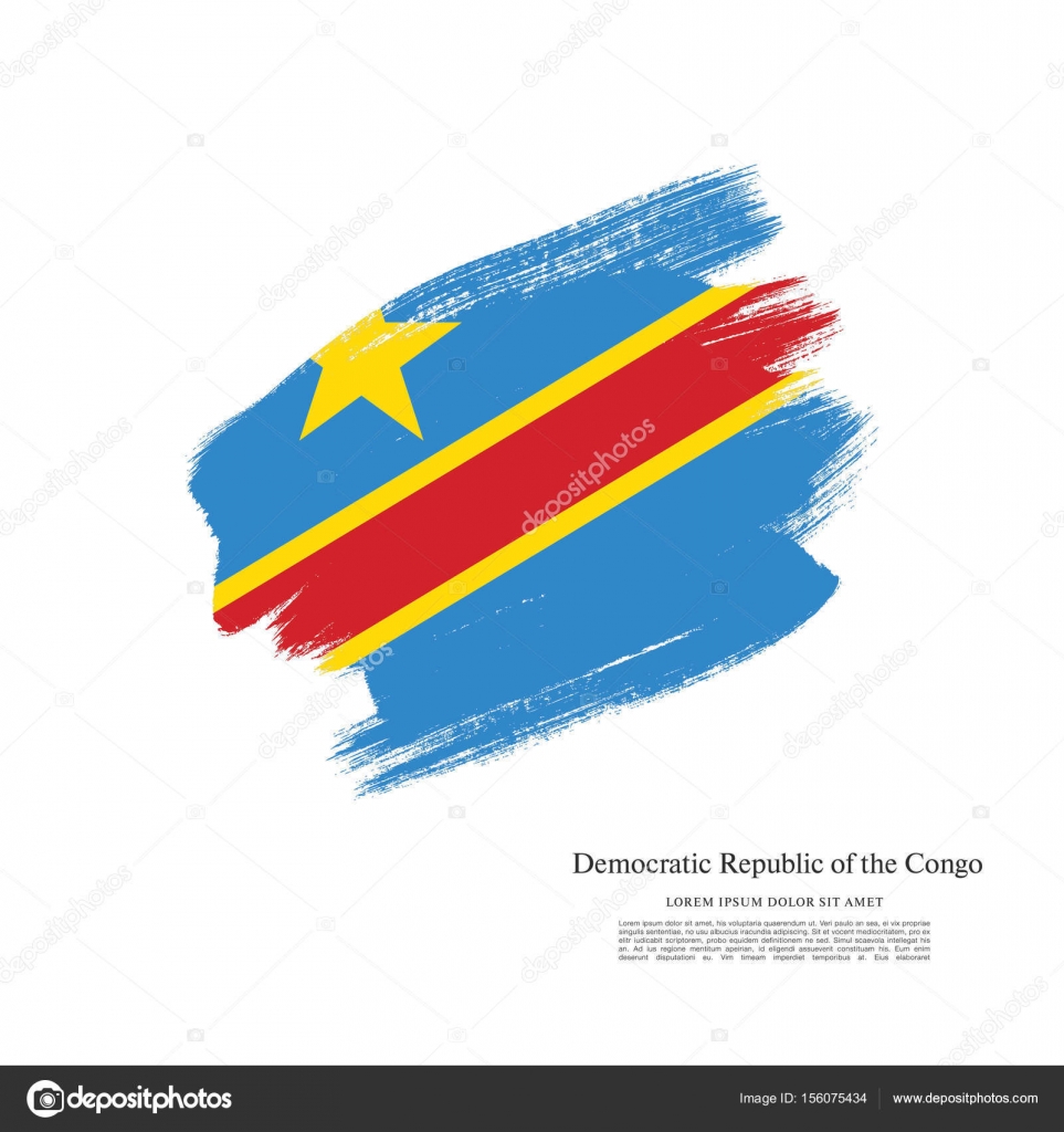 Congo flag layout Stock Illustration by ©Igor_Vkv #156075434