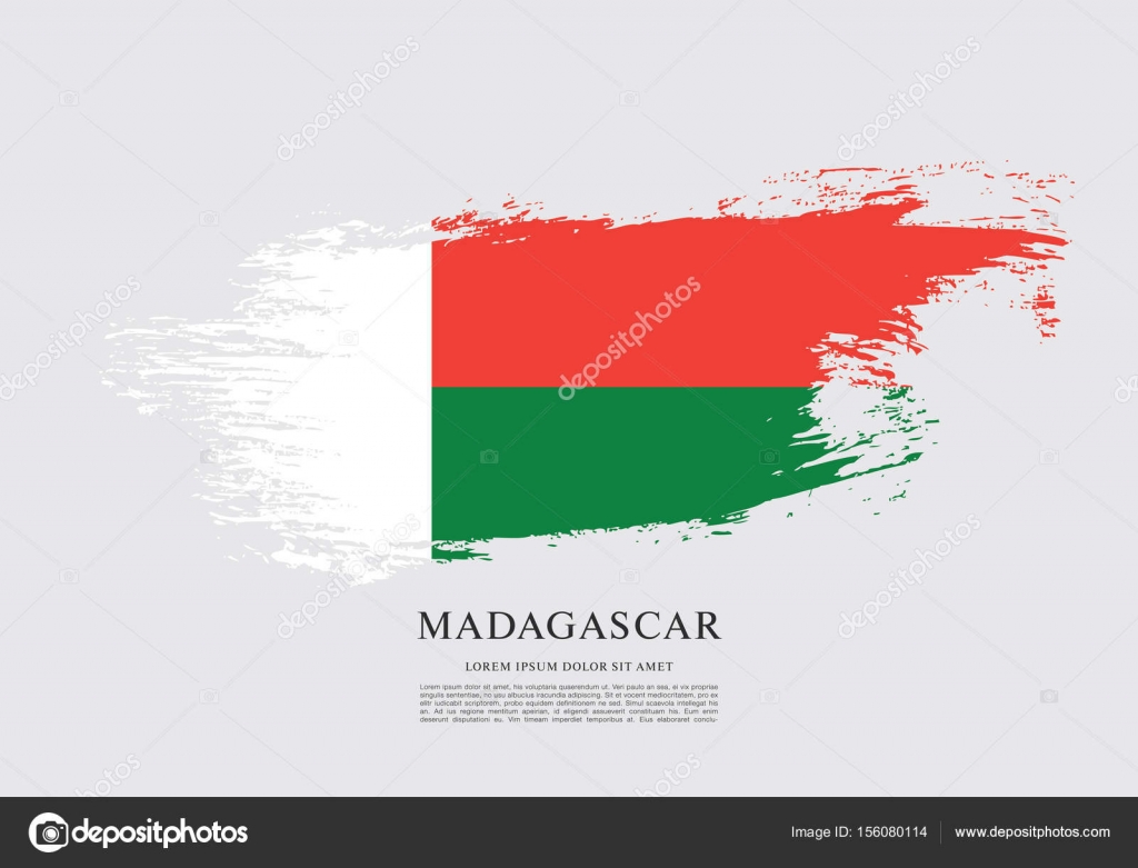 Mise en page drapeau Madagascar Vecteur par ©Igor_Vkv 156080114