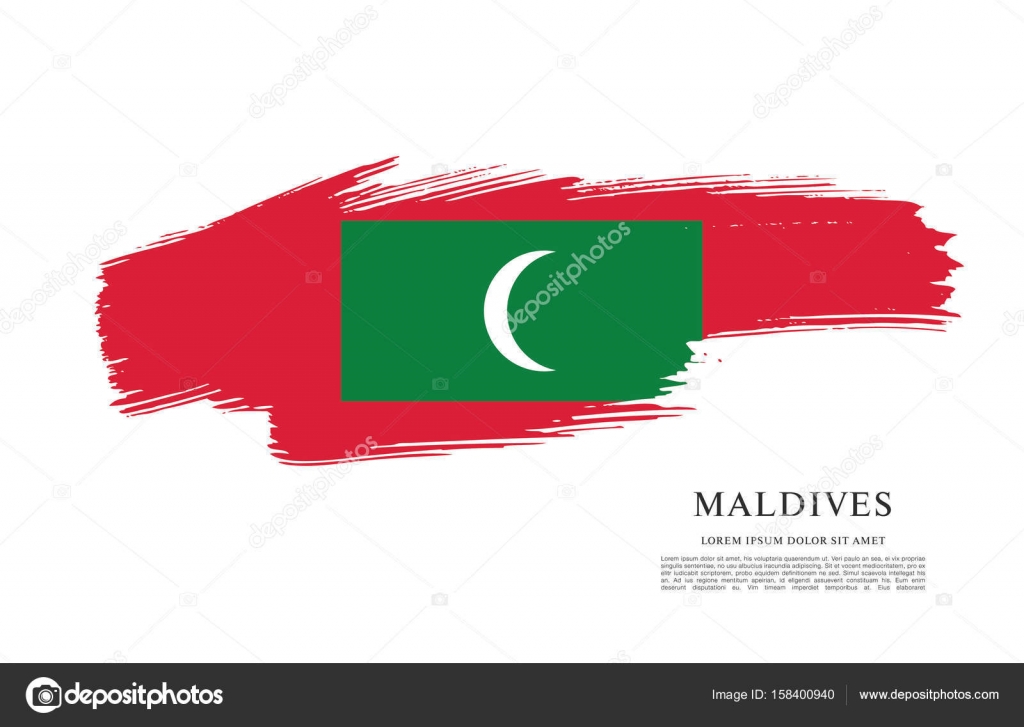 Flag of Maldives background Stock Vector Image by ©Igor_Vkv #158400940