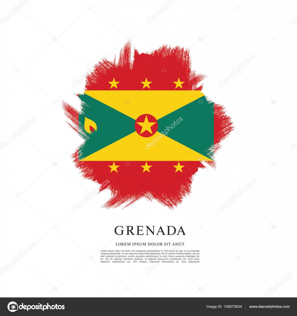 Grenada flag background Stock Vector by ©Igor_Vkv 158570634
