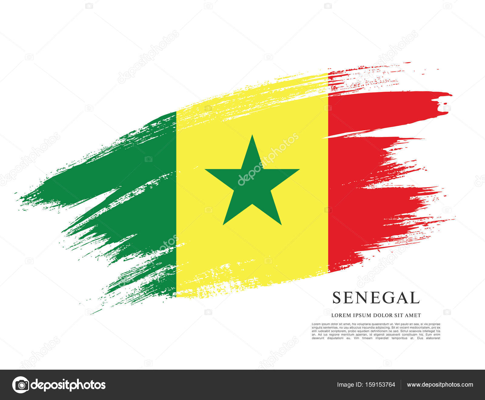 Flag of Senegal background Stock Vector by ©Igor_Vkv 159153764