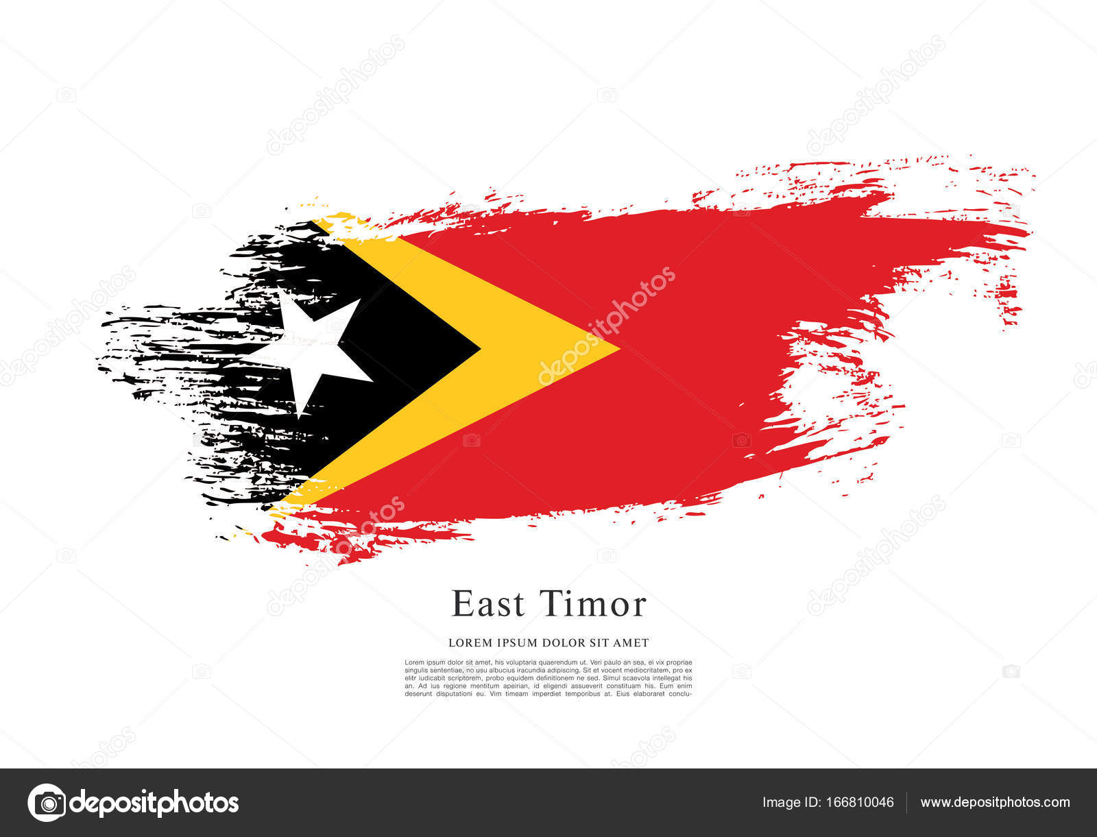 East Timor flag background Stock Vector Image by ©Igor_Vkv #166810046