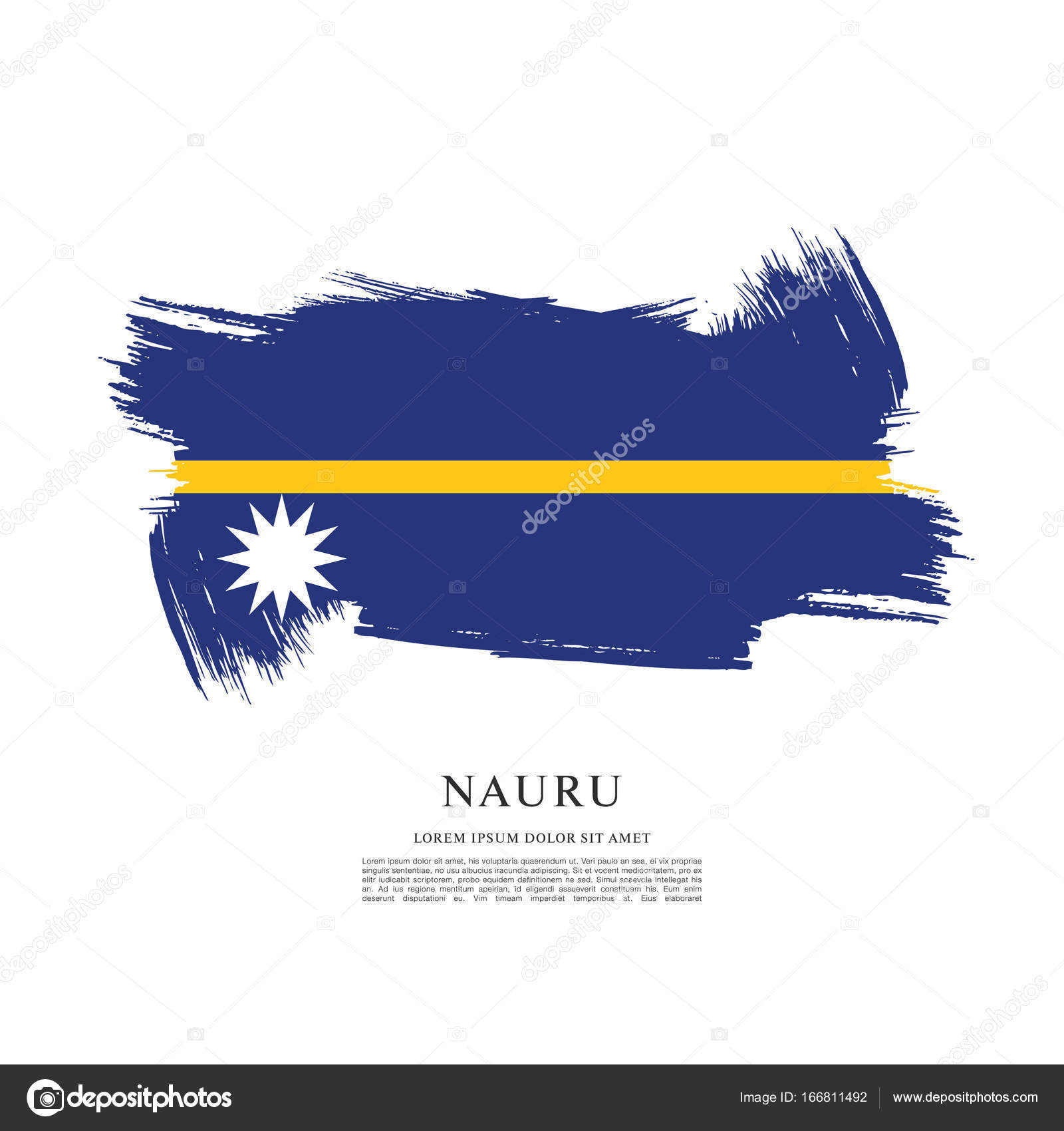 Nauru flag background Stock Vector by ©Igor_Vkv 166811492