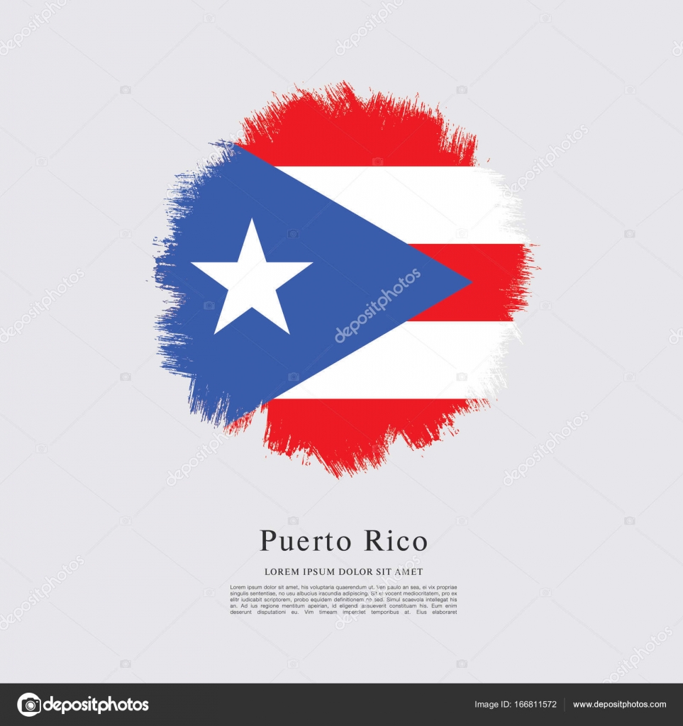 Flag of Puerto Rico flag Stock Vector by ©Igor_Vkv 166811572