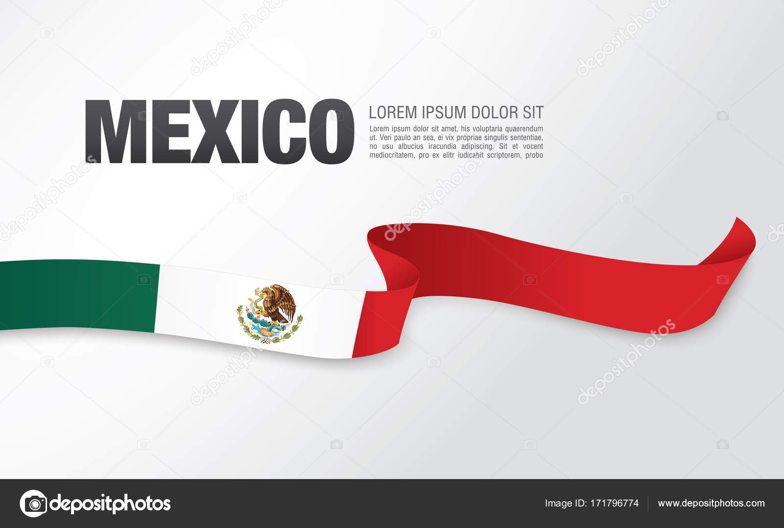 Banner De Cinta Con Bandera Mexicana 1.300+ Mexican Flag Banner