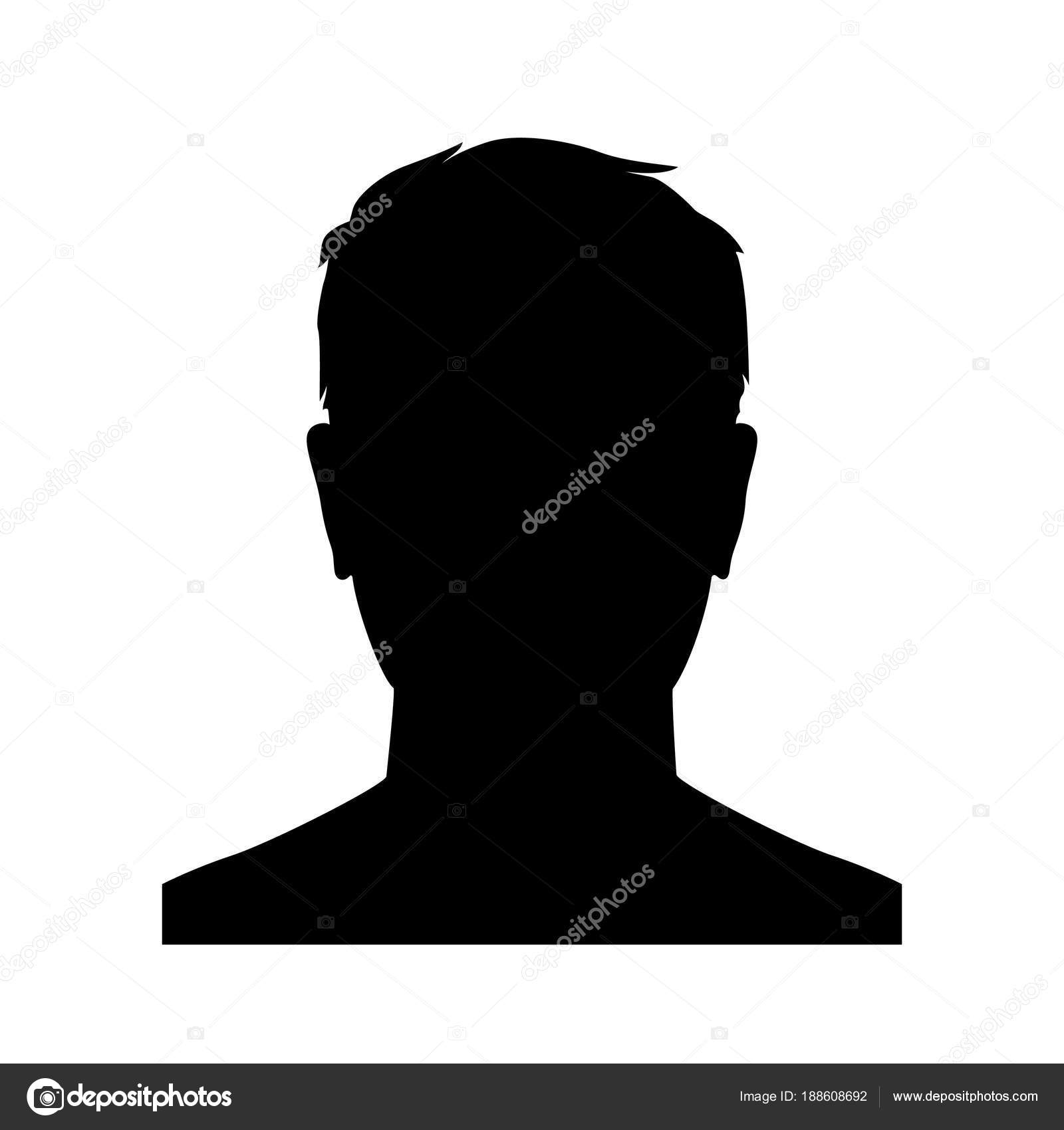 Male Head Profile Silhouette